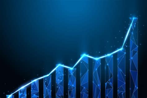 Premium Vector Business Strategy Growth Digital Technology Stock Trading Digital Graph Chart