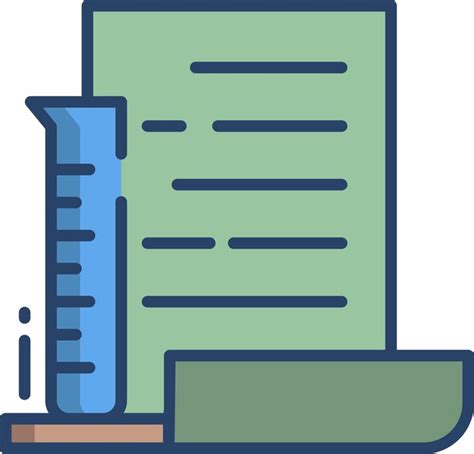 Premium Vector Lab Testing Notesolid Linear Color Vector Illustration