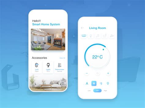 home automation ui ux design by tristate technology on dribbble