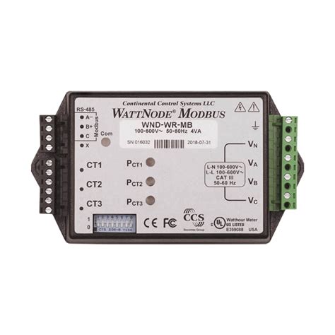 Wattnode Wide Range Modbus Meter