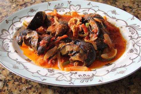 Nigerian Snail Dish
