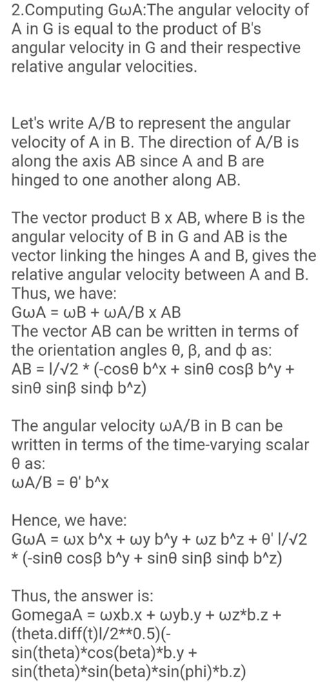 Solved 1 Dynamicsymbols And Scalars The Problem S Scalars Chegg