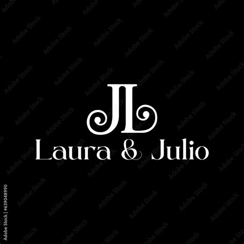Letter Jl Logo Icon Minimal Luxury Jl Wedding Logo Icon Vector Art Stock Vector Adobe Stock