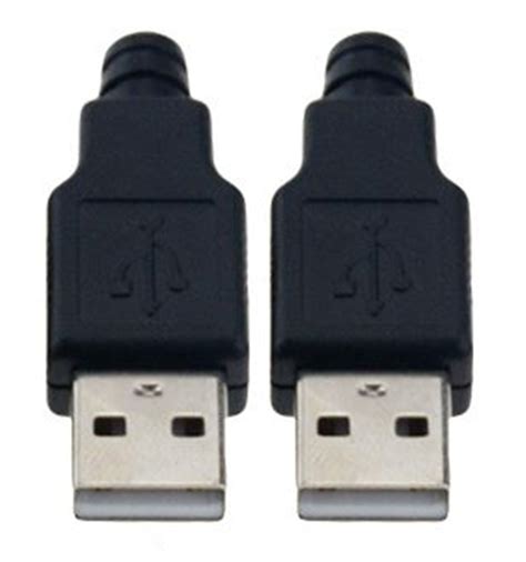 Pair Usb Type A Male Plug Female Socket Pin Connector Diy Adapter All Top Notch
