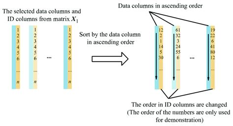 The Selected Data Columns And Id Columns From Matrix X 1 Download