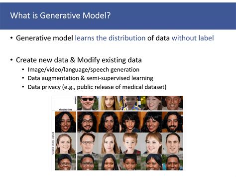 Generative Models For General Audiences Ppt