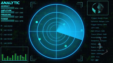 Searching Radar Hud Screen Animation Digital Technology Radar Screen