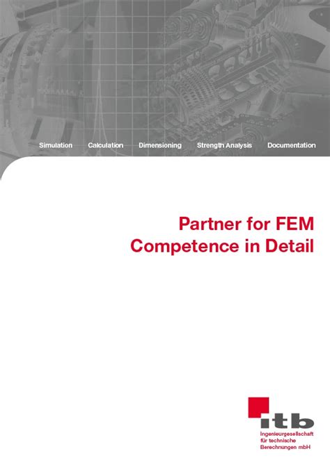 Technical Calculation ITB Your Partner For FEM Simulation