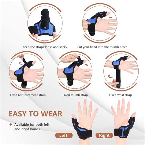 Buy Scurnhau Thumb Support Thumb Splint Cmc Thumb Brace Splint Spica For Arthritis De