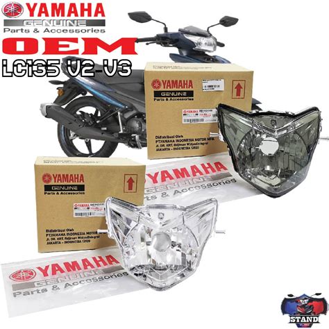 Yamaha Head Lamp Lc135 New Lc 135 V2 V3 V4 V5 V6 V7 Tinted Clear Lampu Depan 135lc New