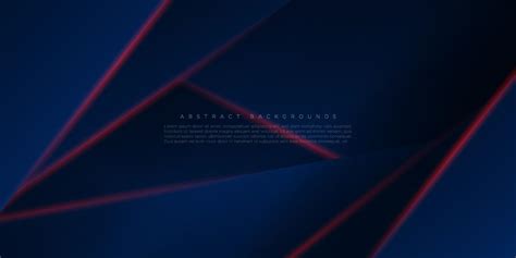 Simple Dark Blue Background With Red Lights Combinations Abstract