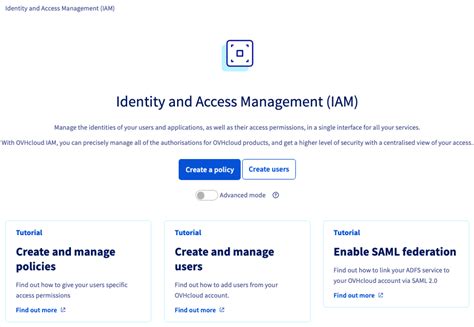 Using Iam Policies With The Ovhcloud Control Panel Support Guides