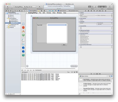 Objective C NSPopupButton In NSTableView With Binding Stack Overflow