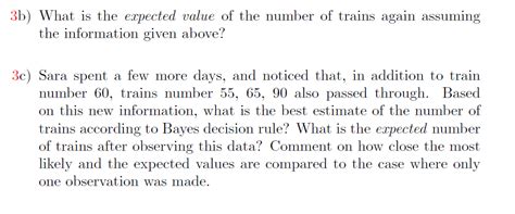 Solved 3 An Application Of The Bayes Decision Rule The