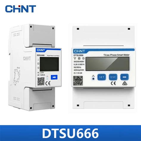 Chint Dtsu666 มัลติฟังก์ชั่นมิเตอร์ไฟฟ้า Programable V A W Kwh Var