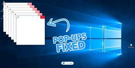 How To Stop Pop Ups In Windows 10
