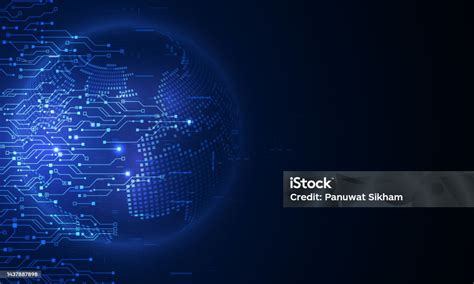 현대 기술 회로 기판 텍스처 배경 디자인 파도가 흐르고 있습니다 양자 폭발 기술 양자 컴퓨터 기술 개념 미래 지향적 인 파란색 회로 기판 배경 벡터 마더 보드 양자에 대한