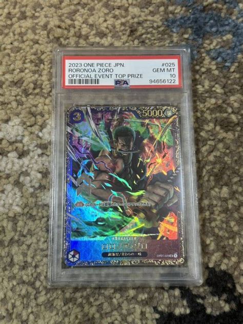 Yahooオークション Psa10 ワンピースカード ロロノア・ゾロ フラッ