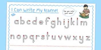 Name Writing Letter Formation Worksheet Teacher Made