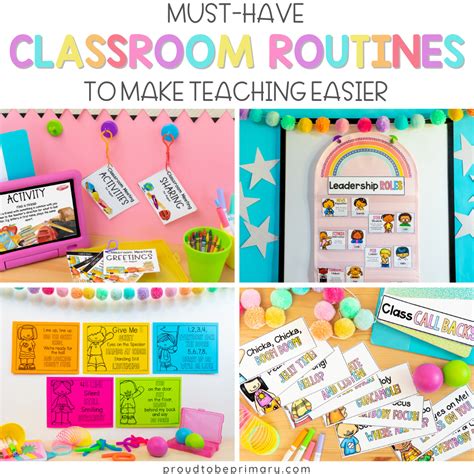 Must Have Classroom Routines To Make Teaching Easier Proud To Be Primary