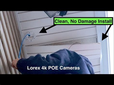 How To Install Security Cameras Under Vinyl Soffit YouTube