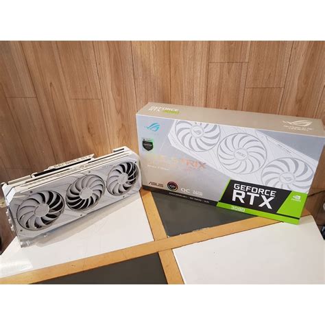 Jual Vga Asus Rog Strix Oc Nvidia Geforce Rtx Gb Gddr X White Shopee Indonesia