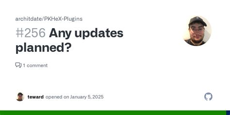 Any Updates Planned · Issue 256 · Architdatepkhex Plugins · Github