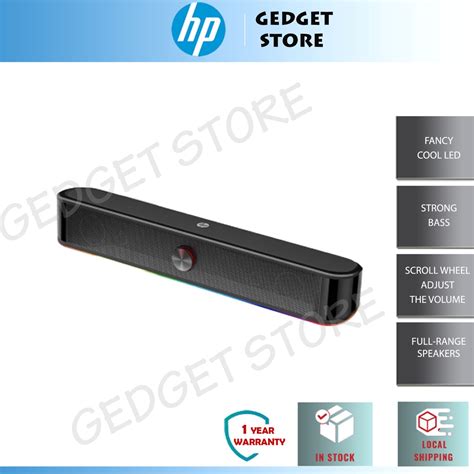 HP DHE 6003 DHE6003 Wired RGB Light Soundbar Speaker For TV And Computer Shopee Malaysia