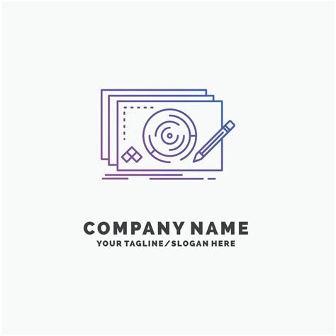 Level Design New Complete Game Purple Business Logo Template Place For Tagline 12953914