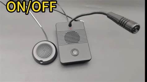 Dual Way Window Speaker Intercom Talk Through Glass Window Two Way Mic And Speaker For Bank