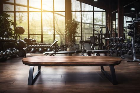 透过阳光的健身房高清图片下载 正版图片600509982 摄图网