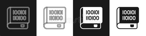 White Books About Programming Icon Isolated On Blue And Grey Background Programming Language