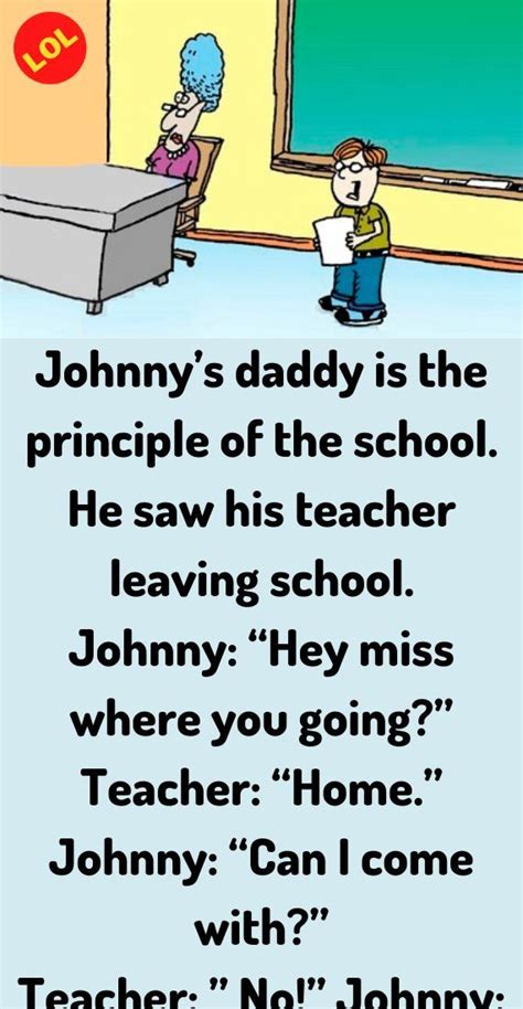 Johnny And Teacher Mom Jokes Funny Italian Jokes Good Jokes