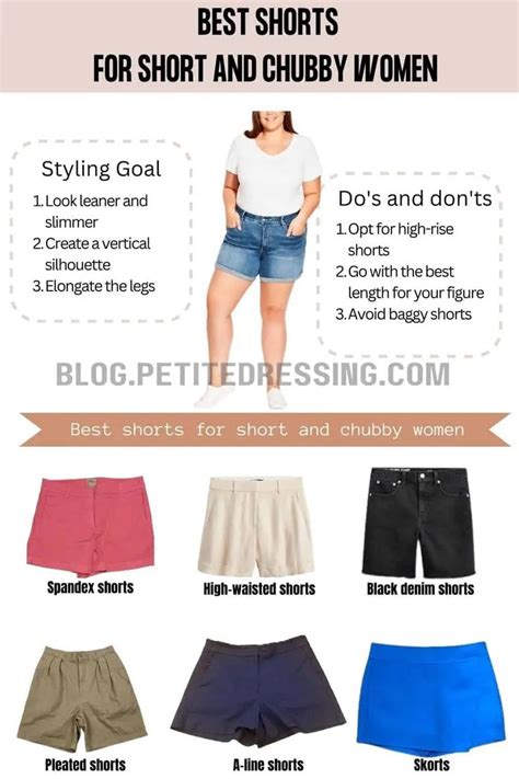 The Shorts Guide For Short And Chubby Women Chubby Ladies Shorts