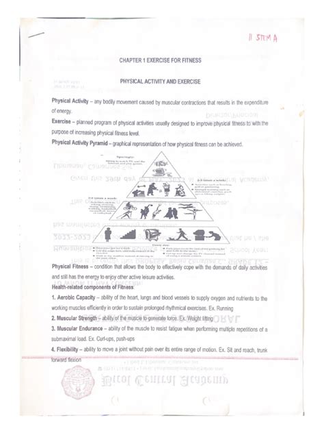 Chapter 1 Exercise For Fitness Pdf