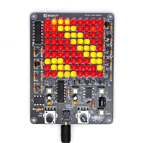 Gikfun Led Chaser Kit Soldering Practice Kit Pcb Board For School Lear