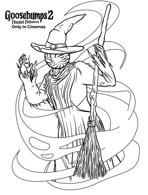 Goosebumps House Coloring Page