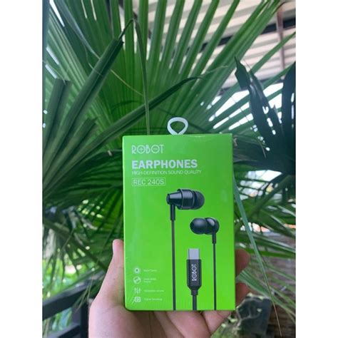 Jual Robot Rec S Headset Type C High Definition Sound Quality Shopee Indonesia