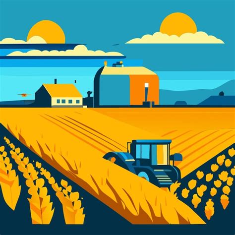 Premium Vector Regenerative Agriculture Vector Illustration