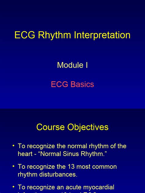 1ecg Basics 114345 Pdf Science And Mathematics