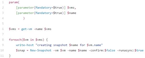Creating Listing And Removing VM Snapshots With PowerCLi And