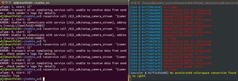 Can Not Call Service Of Setupcamerastream Using M210manifold 2 G And