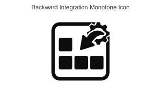 Backward Integration Monotone Icon In Powerpoint Pptx Png And Editable Eps Format PPT Sample