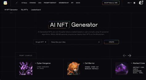 Generate Your Ai Nft Using The Chaingpt Ai Nft Generator