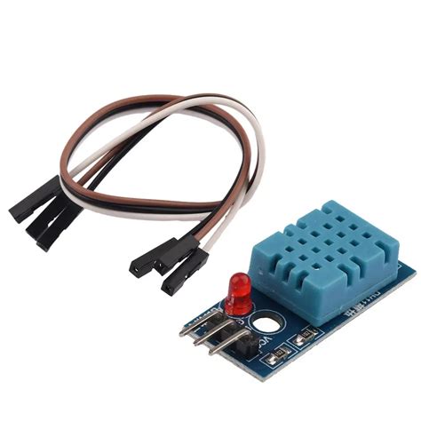 Dht11 Humidity Module Dht11 Dc 3 3 5v Temperature And Humidity Sensor Module With Dupont Cable