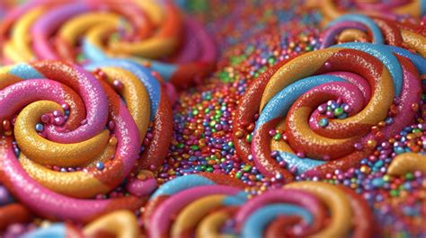 설탕의 둥근 나선형은 배경을 위한 생생한 3d 삽화를 뿌린다 초콜릿 볼 사탕 가게 설탕 사탕 배경 일러스트 및 사진 무료 다운로드 Pngtree