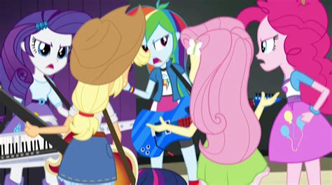 1158294 Safe Screencap Applejack Fluttershy Pinkie Pie Rainbow