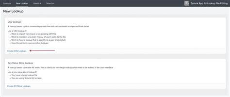 Create A New Lookup In The Splunk App For Lookup File Editing Splunk Documentation