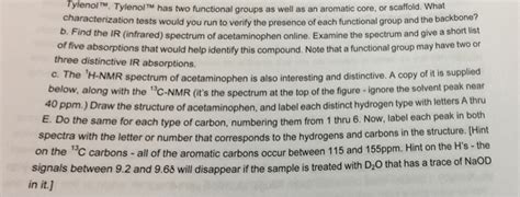 Solved Ylenol™ Tylenol™ Has Two Functional Groups As Well As Solved Ylenol™ Tylenol™ Has Two Functional Groups As Well As