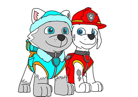 Paw Patrol Couple Base By Wayrad1 On Deviantart